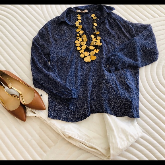 Tops | Billowy Blouse With Sheer Balloonish Sleeves | Poshmark